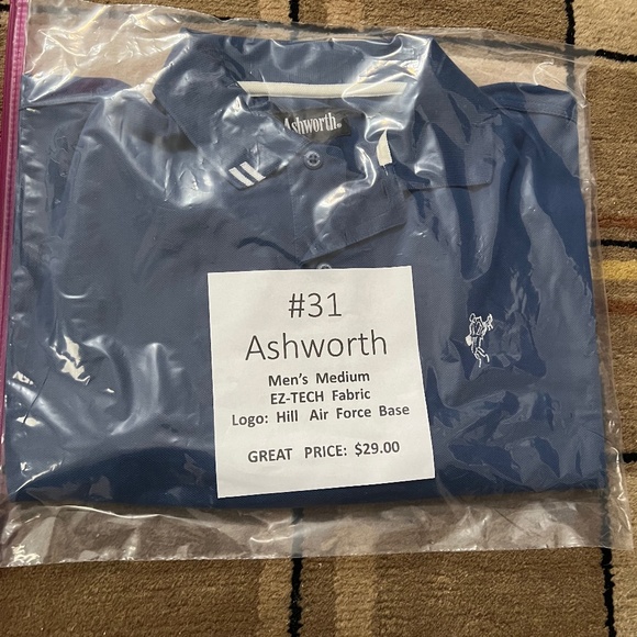 Ashworth | Shirts | Mens Golf Shirt | Poshmark